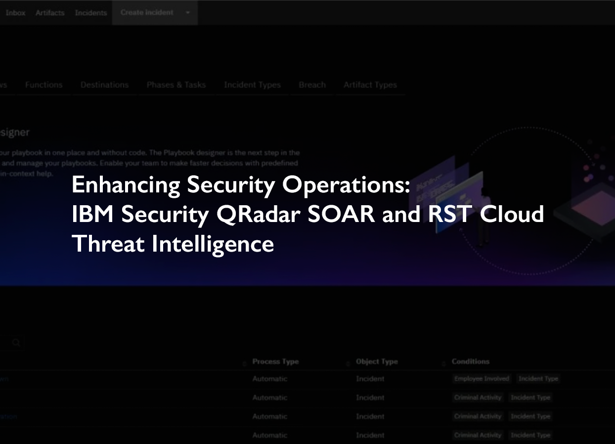 Enhancing Security Operations: IBM Security QRadar SOAR and RST Cloud Threat Intelligence ...